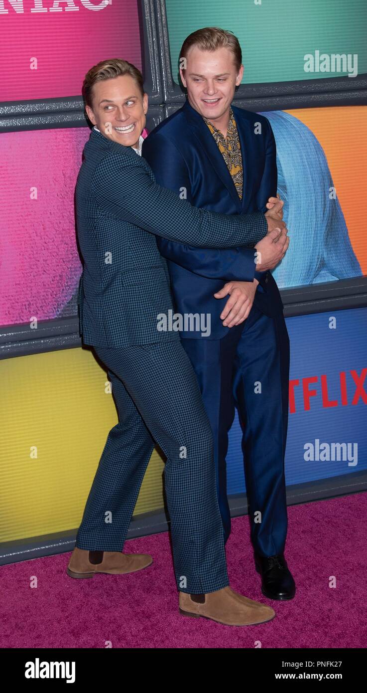 New York, NY, USA. 20th Sep, 2018. Jesse Magnussen, Billy Magnussen at ...