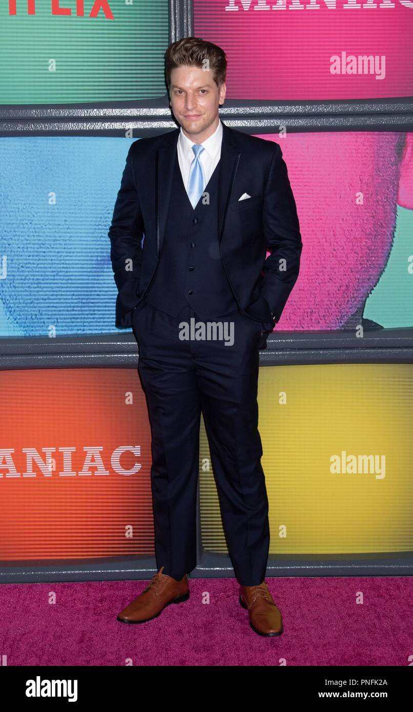 New York, NY, USA. 20th Sep, 2018. Christian DeMarais at arrivals for ...