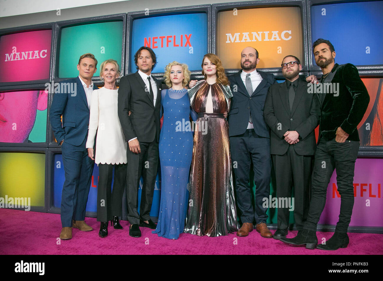 New York, NY, USA. 20th Sep, 2018.Maniac Cast Members attend Netflix's ...