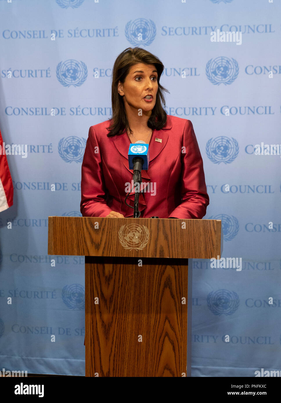 Ambassador nikki haley hi-res stock photography and images - Alamy