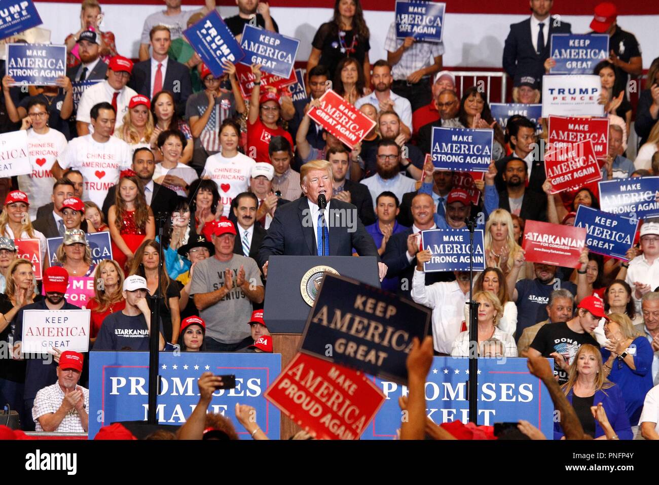 Donald Trump at a public appearance for President Donald Trump Make ...