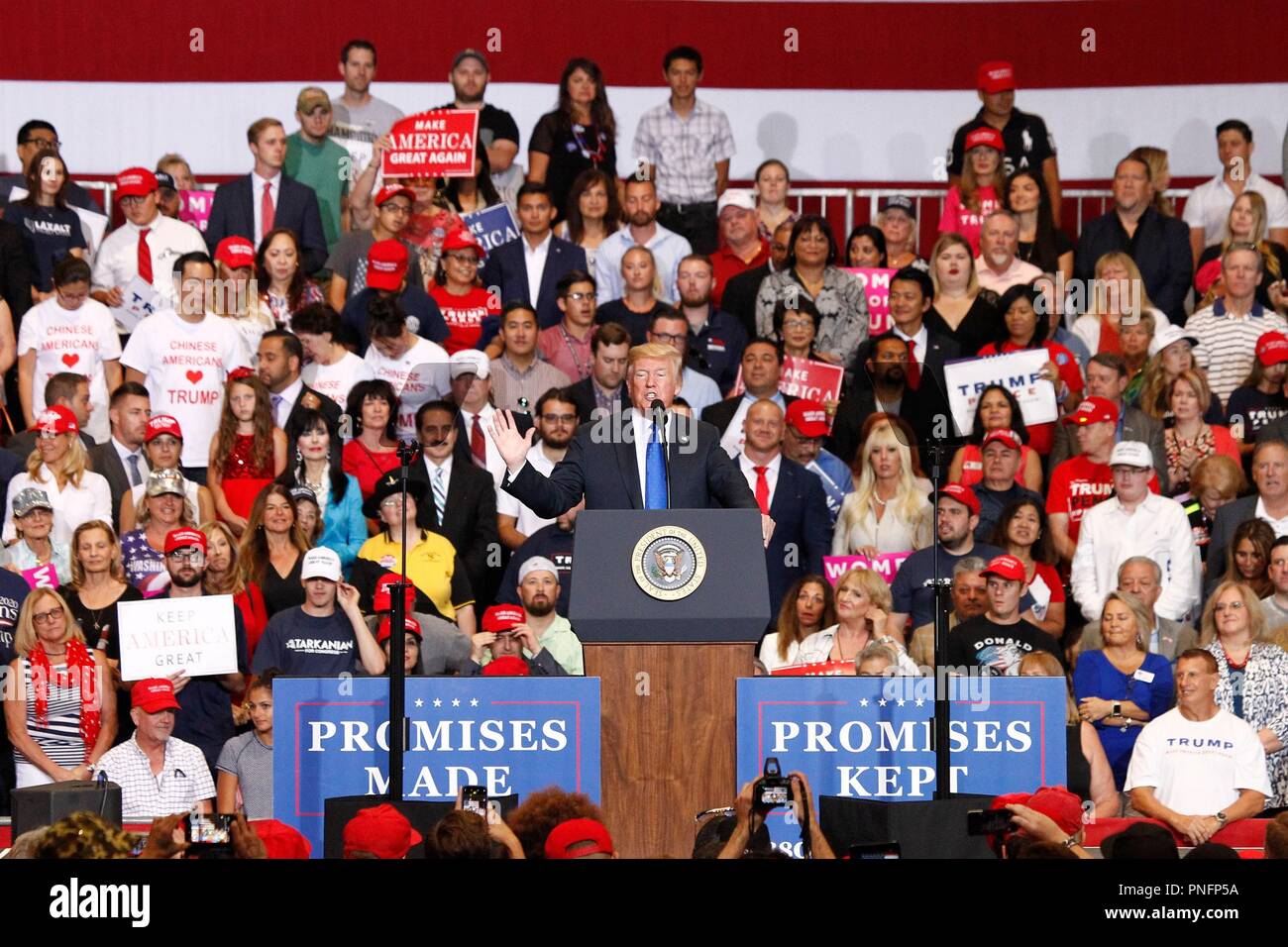 Donald Trump at a public appearance for President Donald Trump Make ...