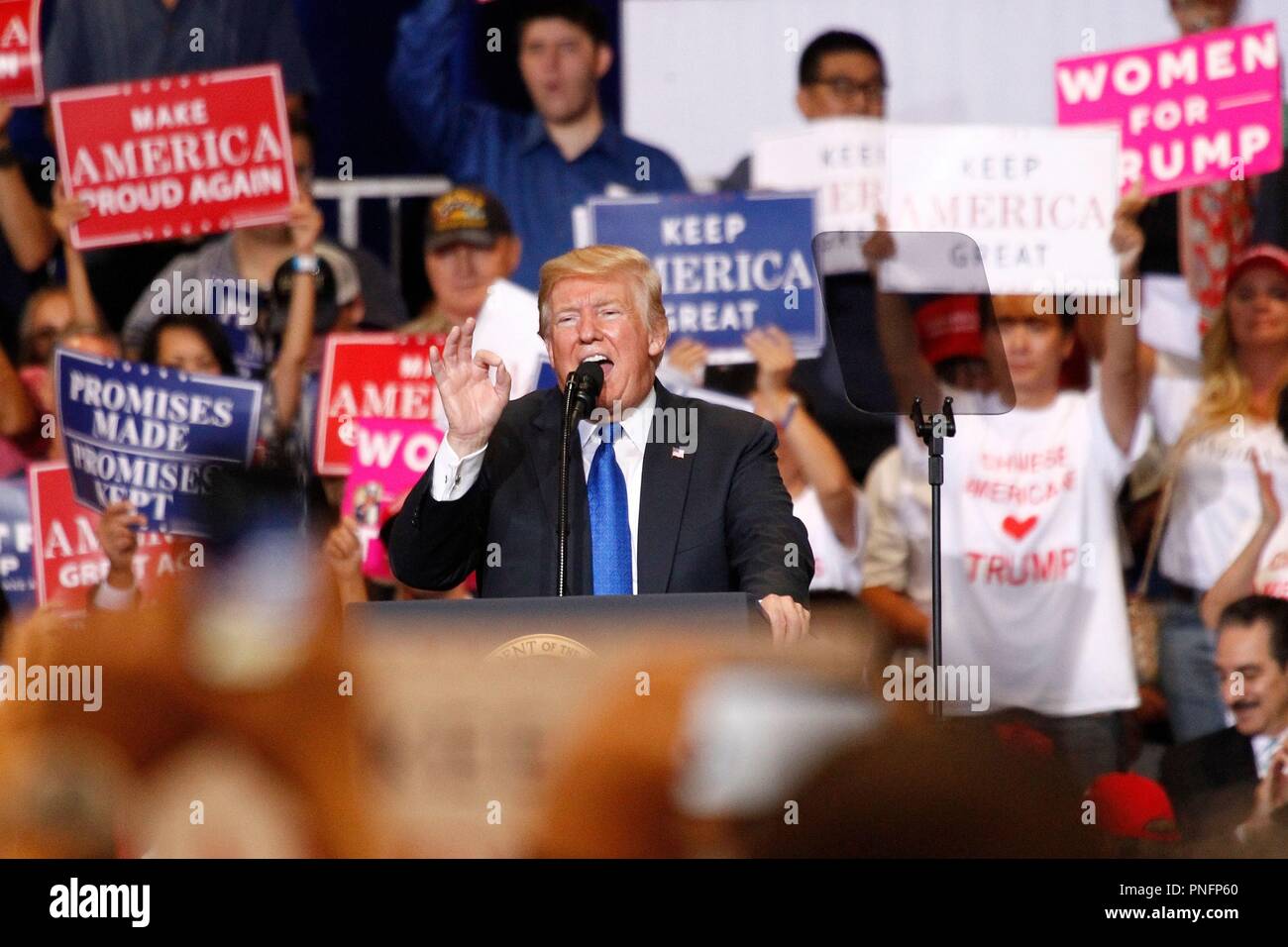 Donald Trump at a public appearance for President Donald Trump Make ...