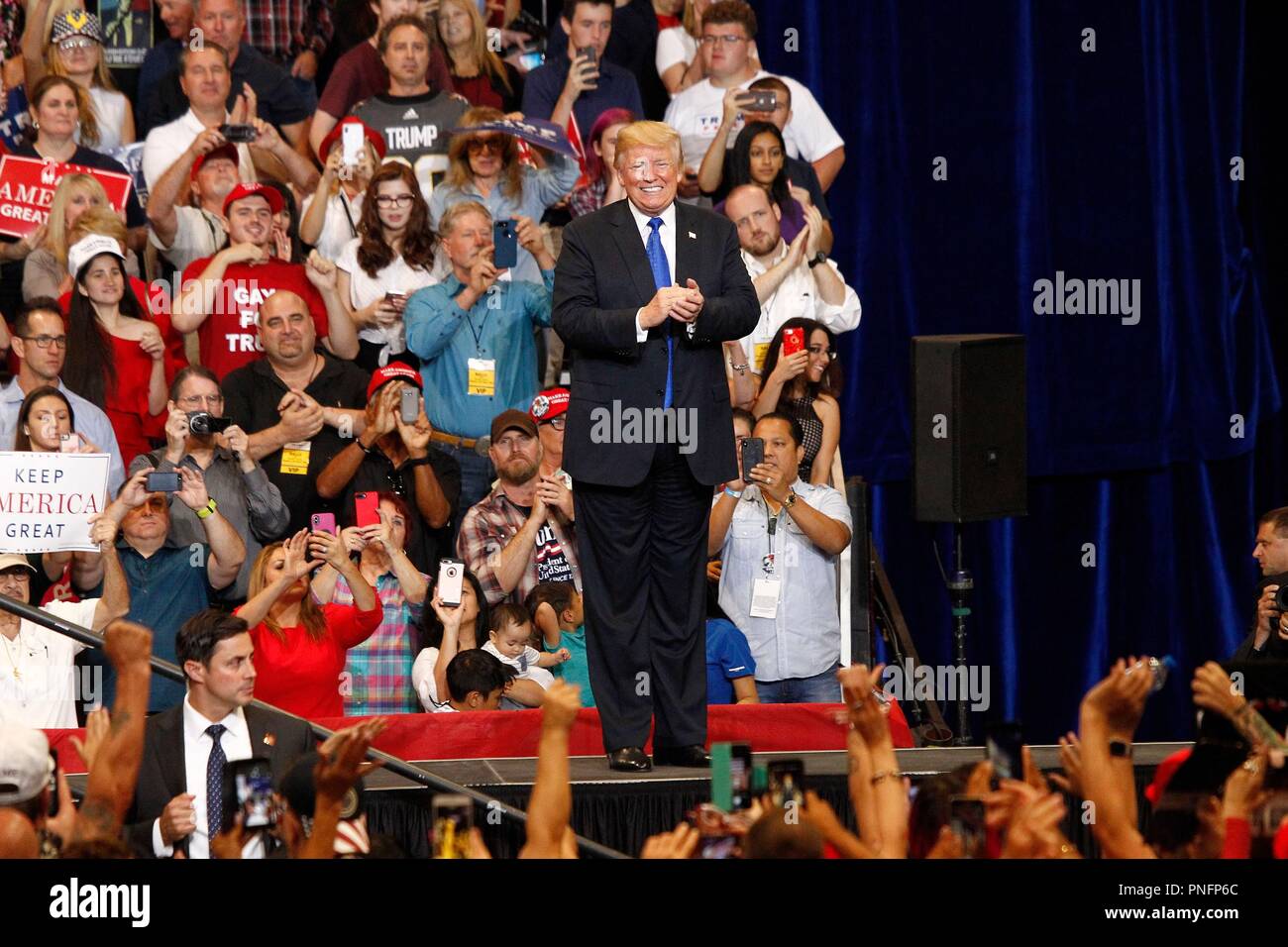 Donald Trump at a public appearance for President Donald Trump Make ...