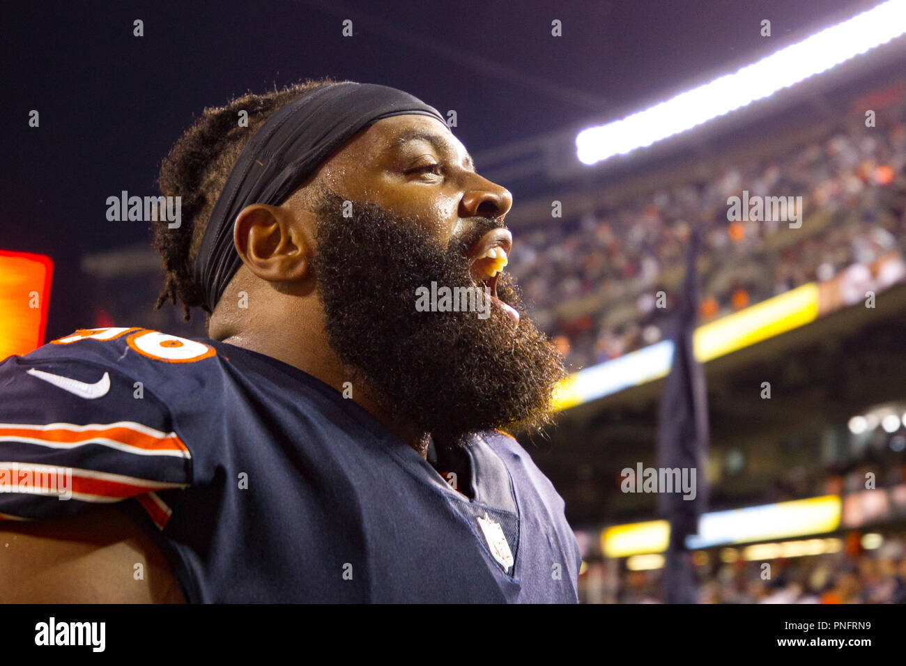 September 17, 2018: Chicago, Illinois, U.S. - Bears #96 Akiem Hicks ...