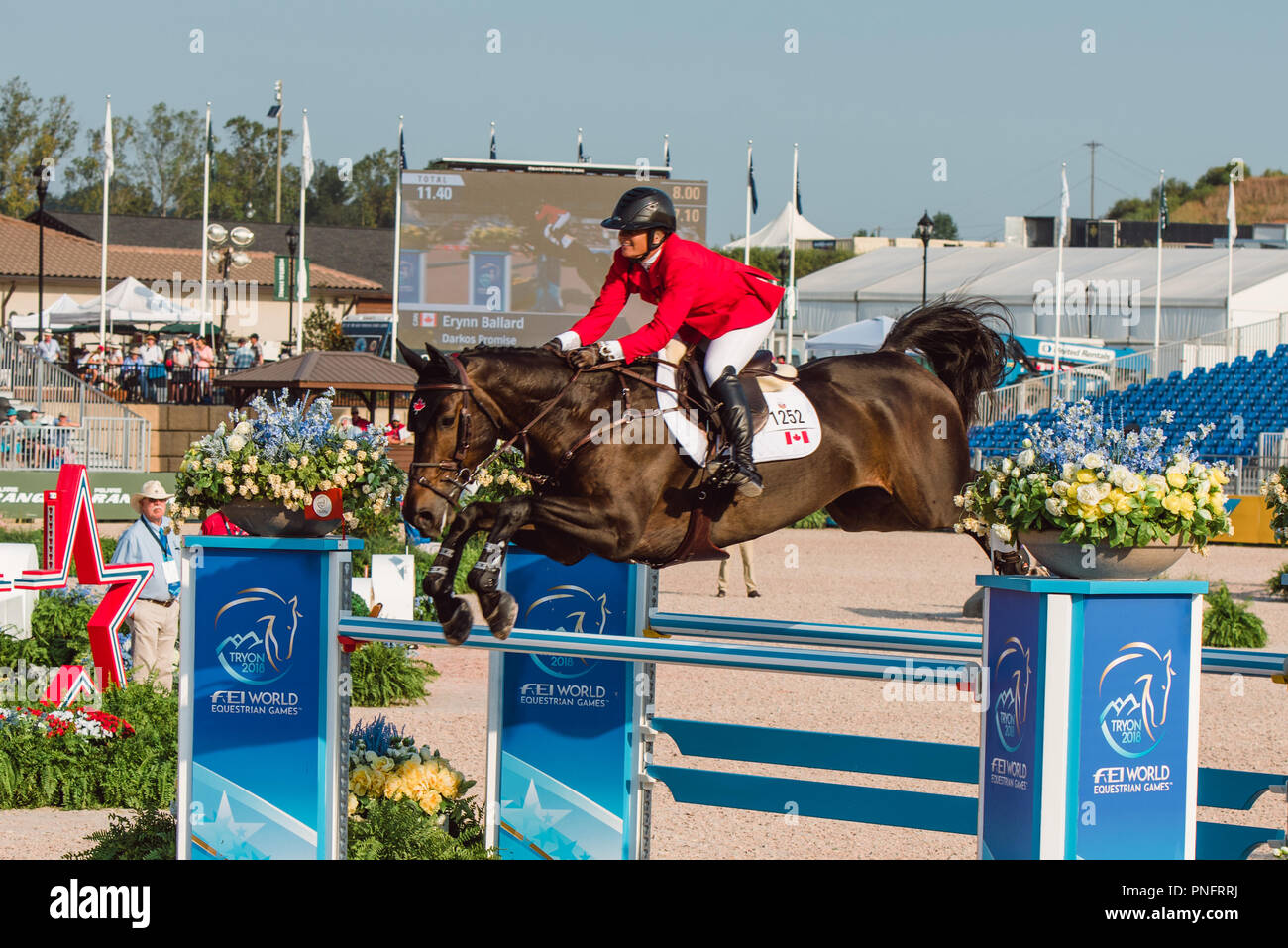 Mill Spring, NC. 20 Sep 2018. FEI WEG Tryon 2018 Continues with Jumping ...
