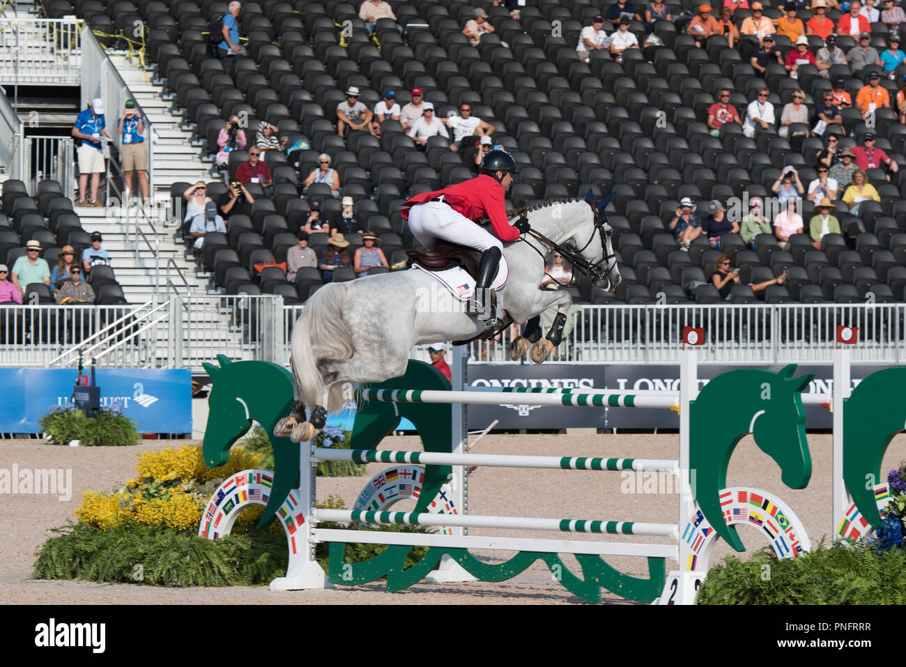 Mill Spring, NC. 20 Sep 2018. FEI WEG Tryon 2018 Continues with Jumping ...
