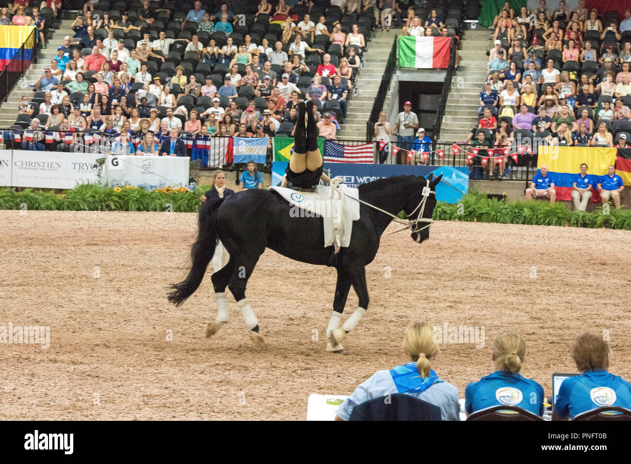 Mill Spring, NC. 20 Sep 2018. FEI WEG Tryon 2018 Continues with Jumping ...