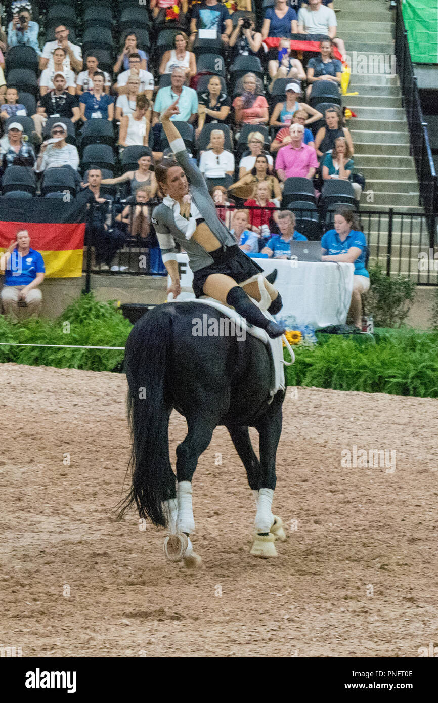 Mill Spring, NC. 20 Sep 2018. FEI WEG Tryon 2018 Continues with Jumping ...