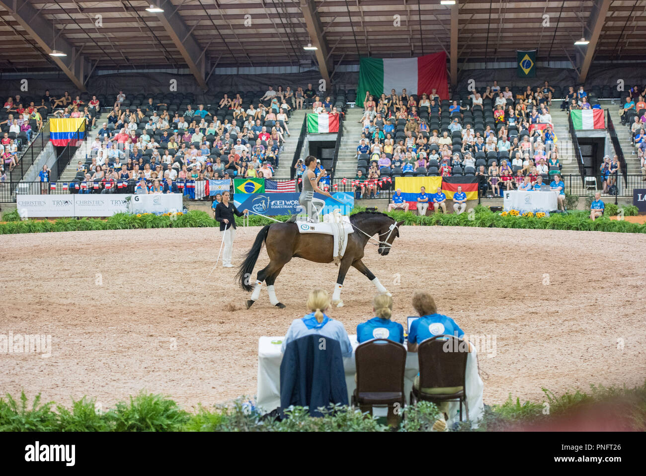 Mill Spring, NC. 20 Sep 2018. FEI WEG Tryon 2018 Continues with Jumping ...