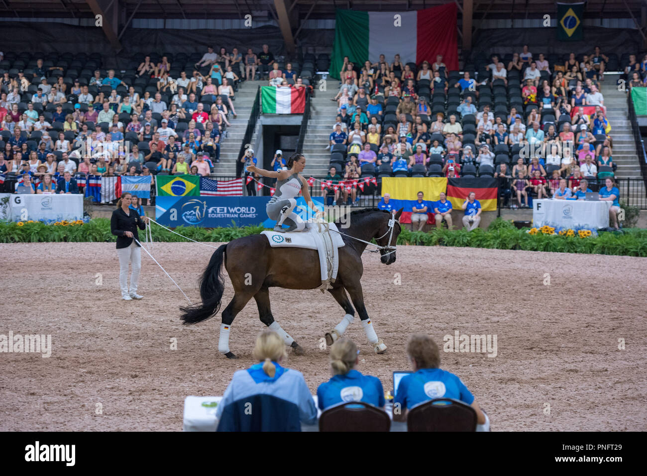 Mill Spring, NC. 20 Sep 2018. FEI WEG Tryon 2018 Continues with Jumping ...