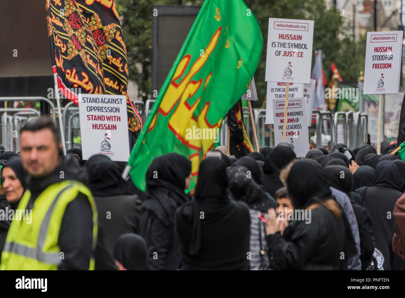 Ashura Day march - British Muslims march down Oxford Street to ...