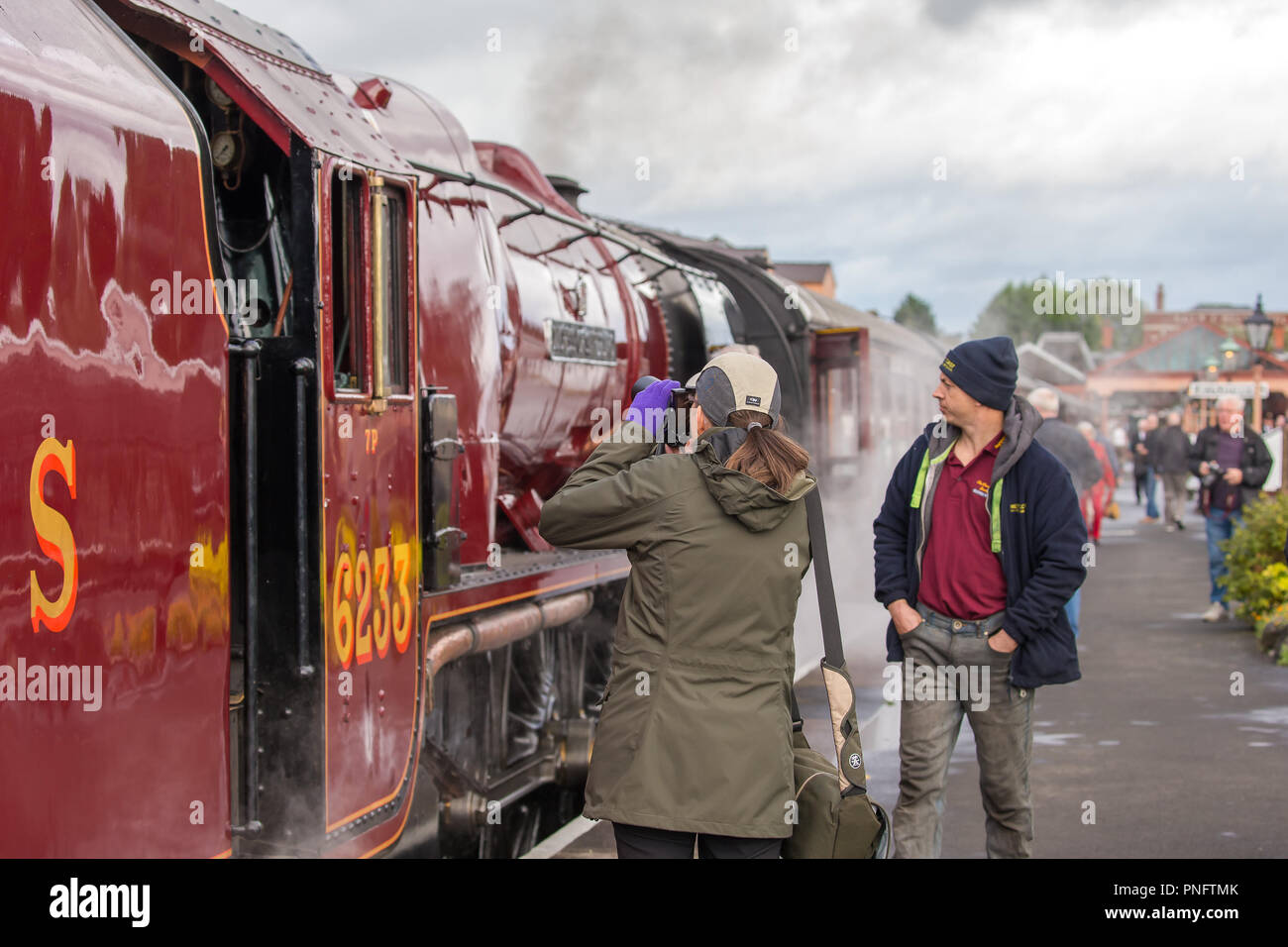 Steam engine lms livery hi-res stock photography and images - Alamy