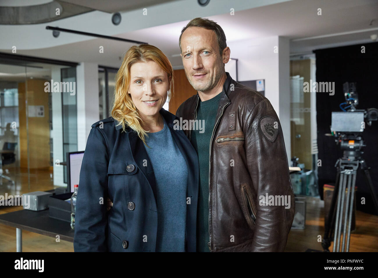 21 September 2018, Hamburg: Actors Wotan Wilke Moehring and Franziska ...