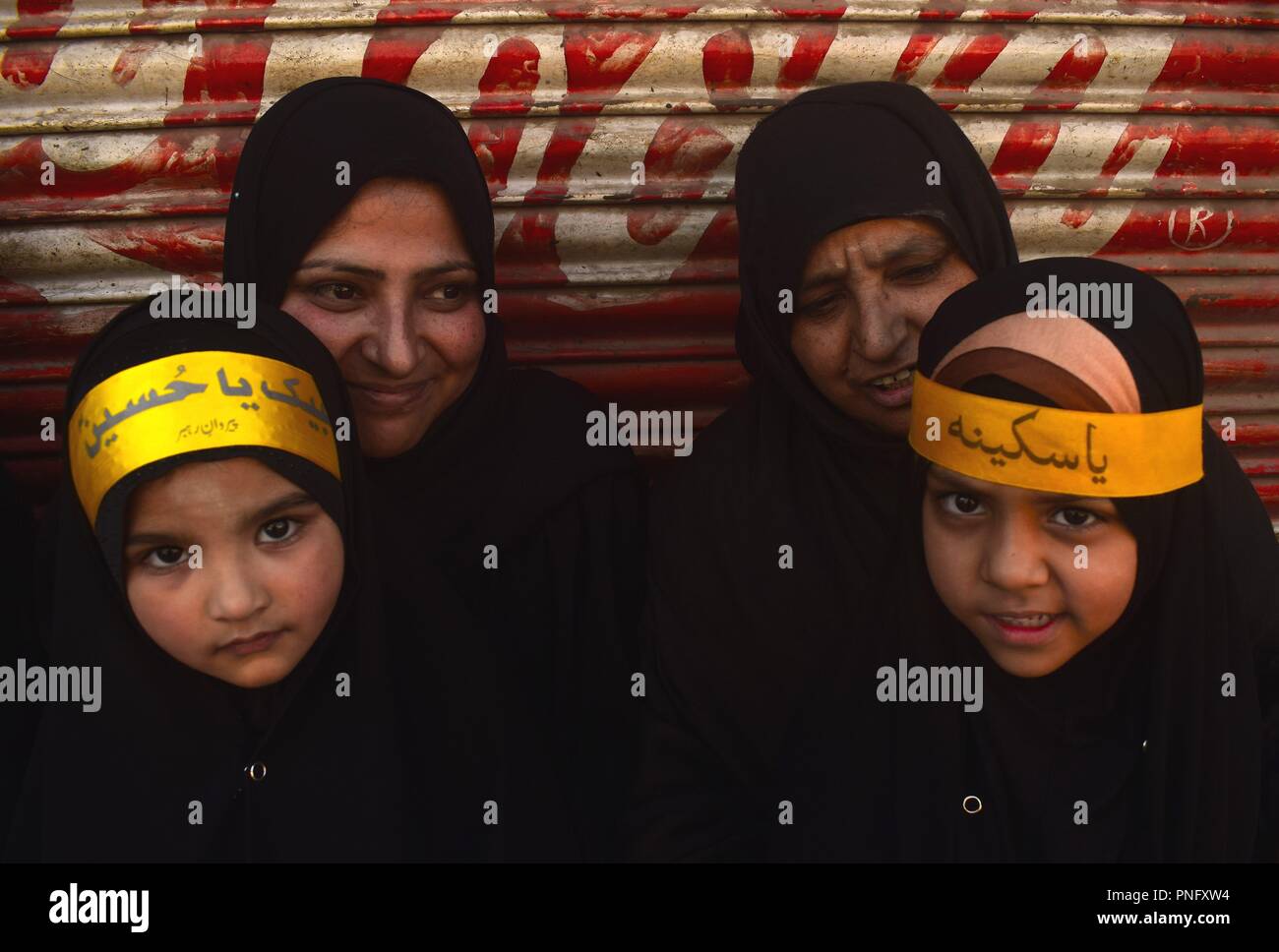 Indian shia muslims mourn during hi-res stock photography and images ...