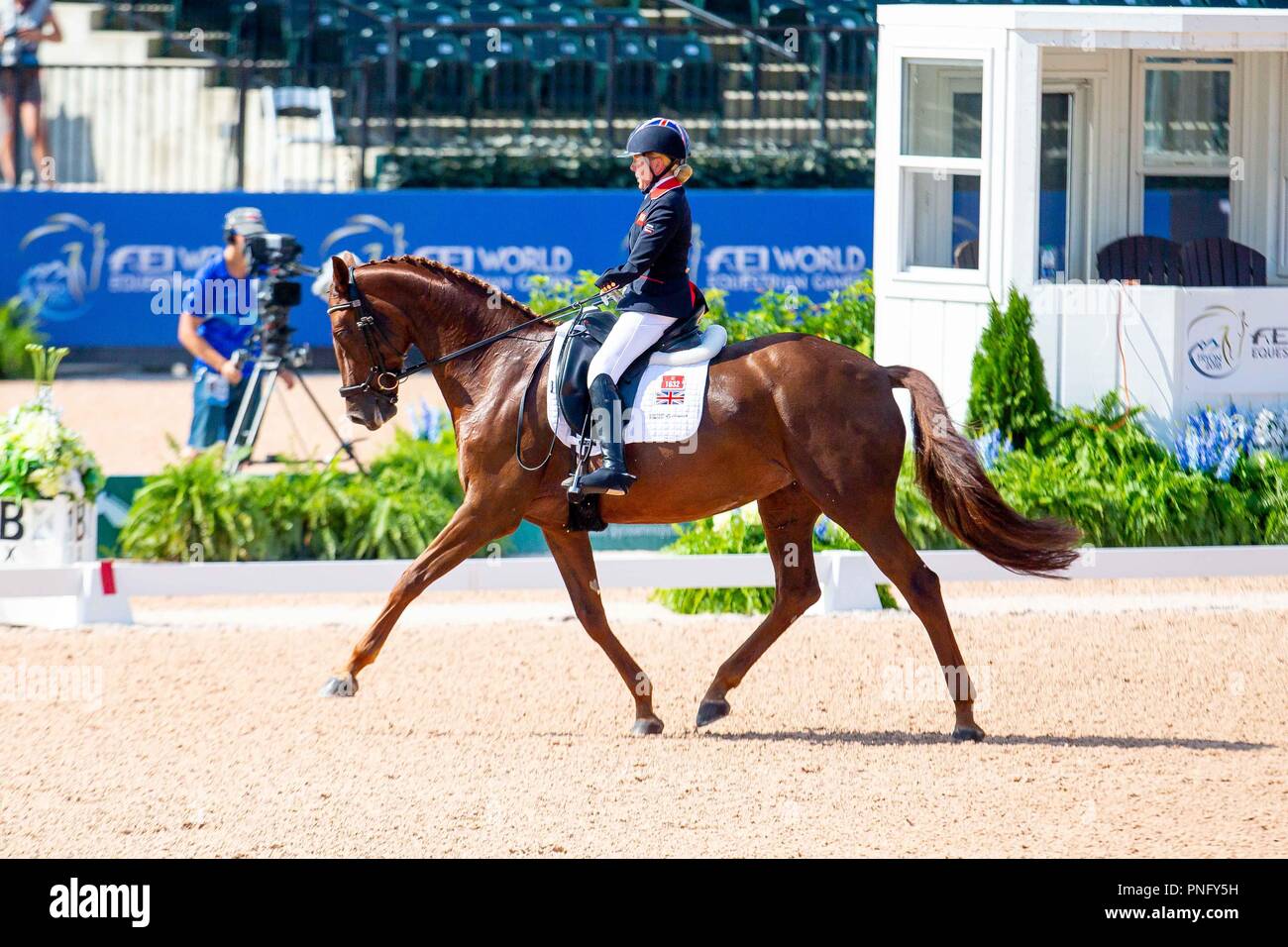 7th Place. Erin Frances Orford riding Dior. GBR. Team Test Grade lll ...