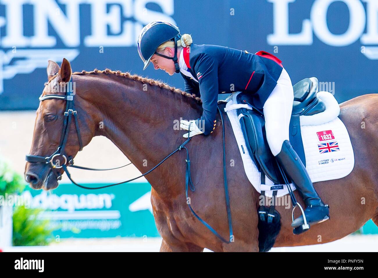 7th Place. Erin Frances Orford riding Dior. GBR. Team Test Grade lll ...