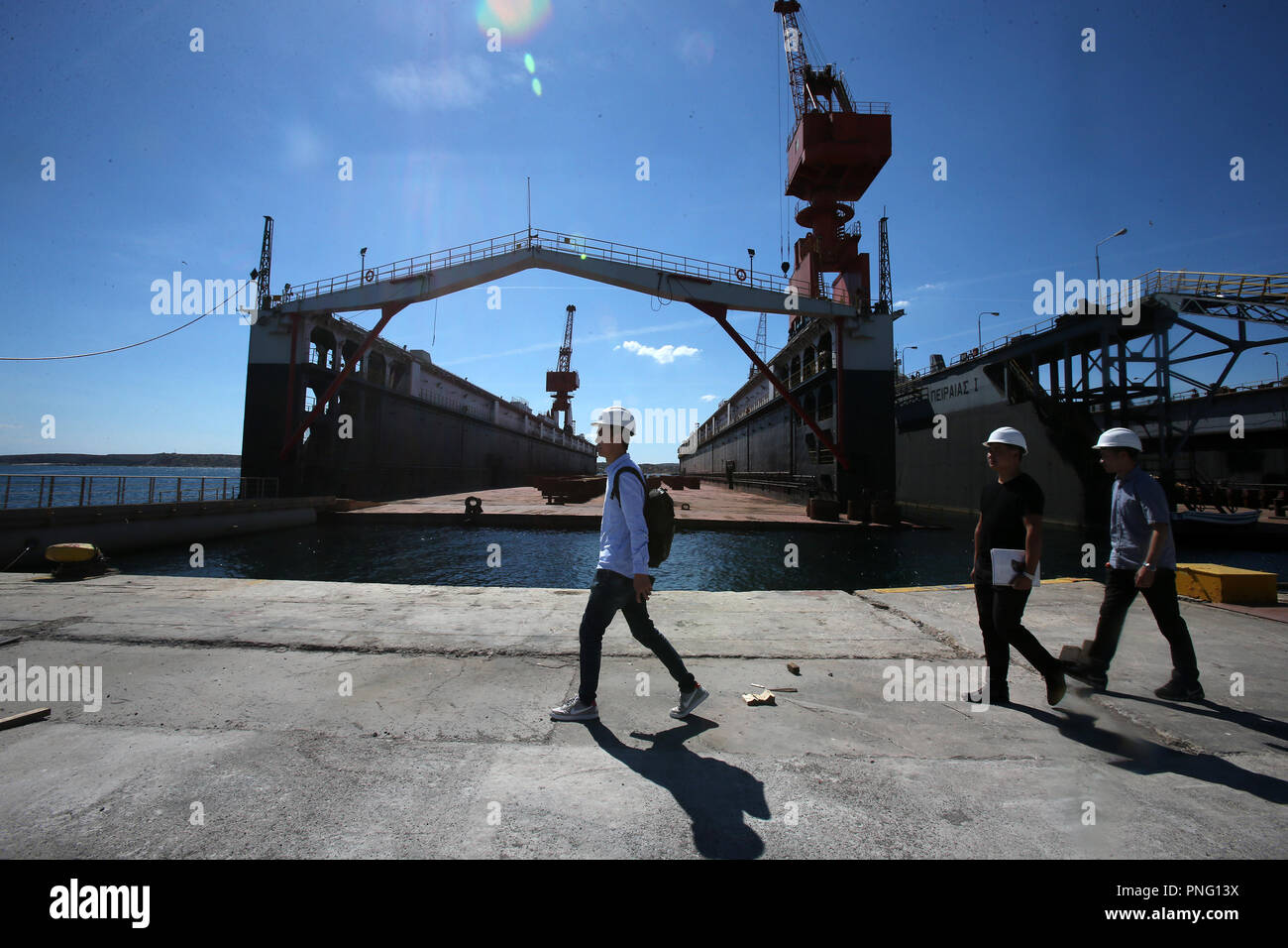 Perama Shipyard High Resolution Stock Photography and Images - Alamy
