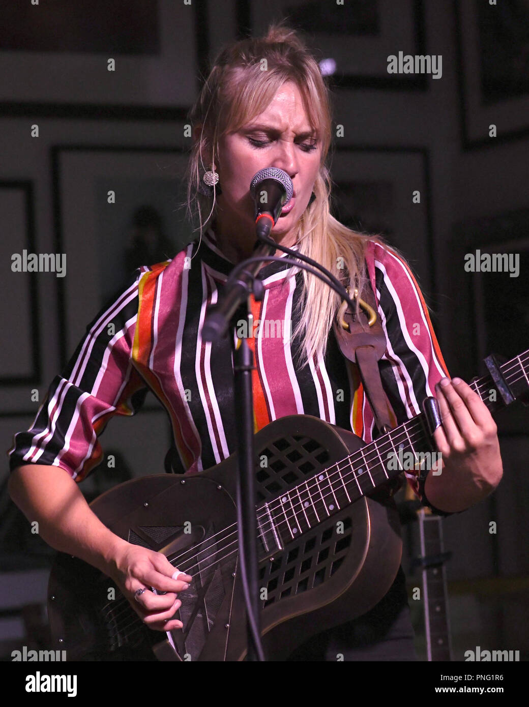 Hollywood, California, USA. 20th Sep, 2018. SARAH ROGO performs at ...