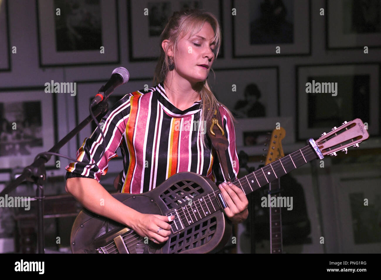 Hollywood, California, USA. 20th Sep, 2018. SARAH ROGO performs at ...