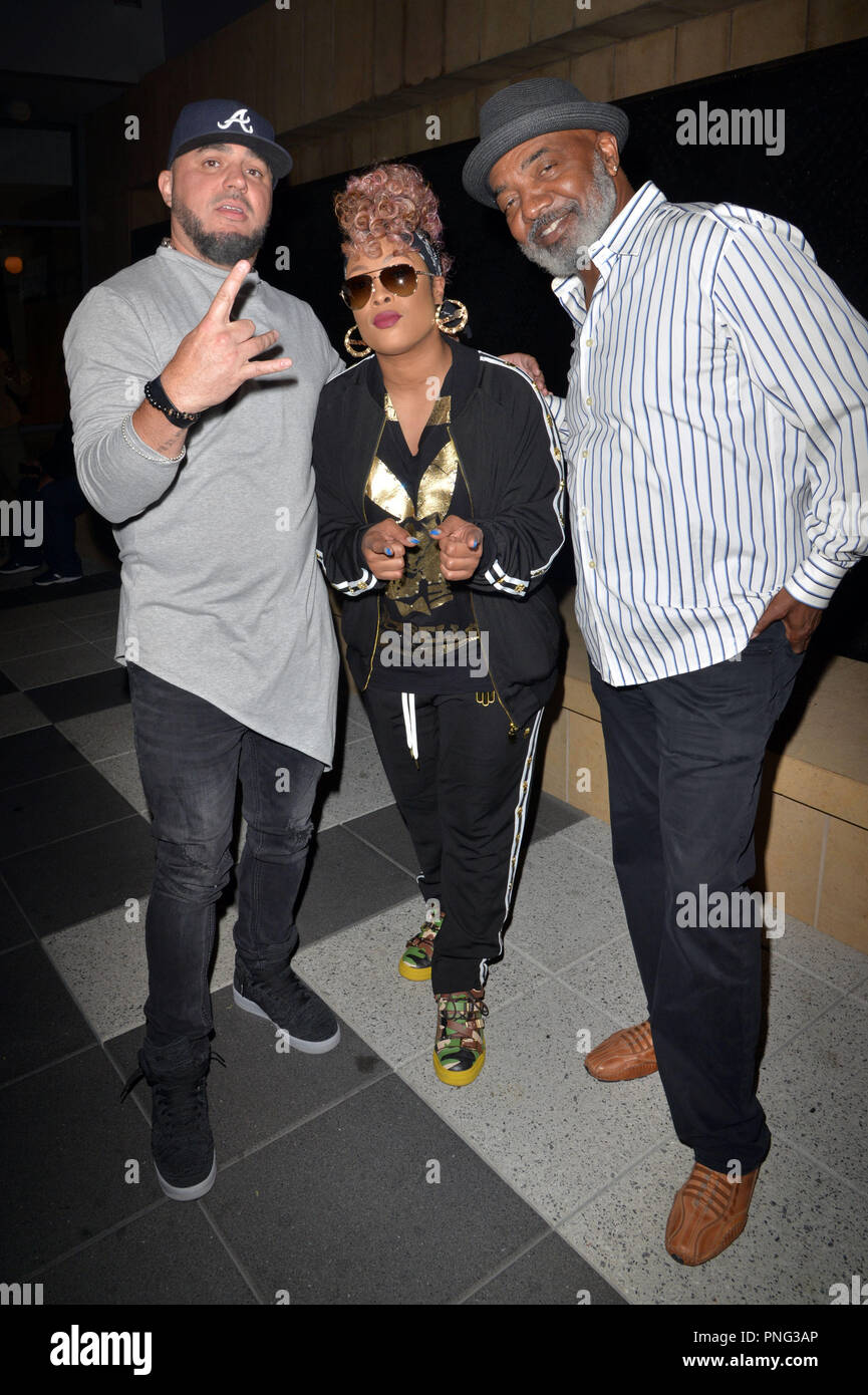 Los Angeles, Ca, USA. 20th Sep, 2018. DJ Felli Fel, Da Brat, Michael ...