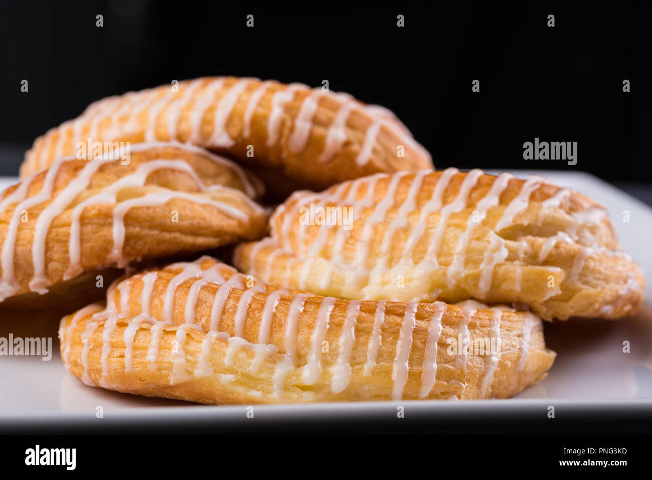 Danish pastries plate hi-res stock photography and images - Alamy