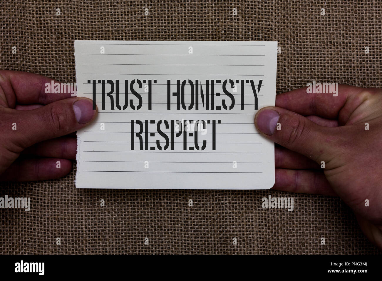 Text sign showing Trust Honesty Respect. Conceptual photo Respectable ...
