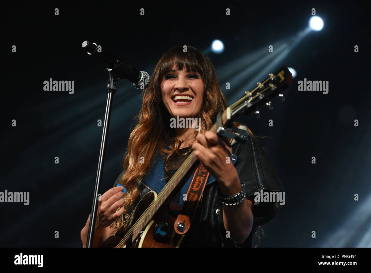 Madrid, Spain. 20th Sep, 2018. Mexican singer Hanna Nicole Pérez Mosa ...