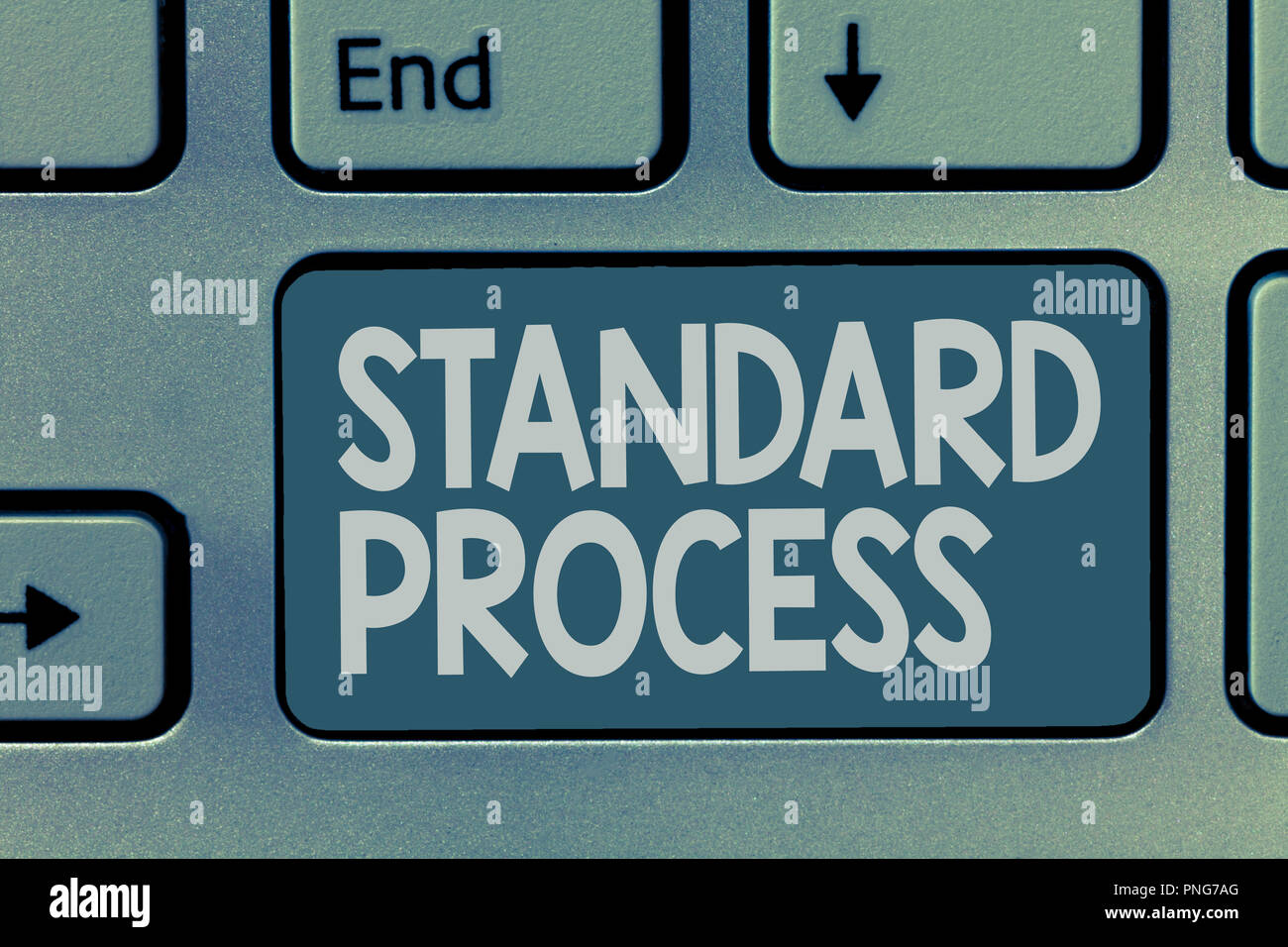 Word writing text Standard Process. Business concept for rules made to ...