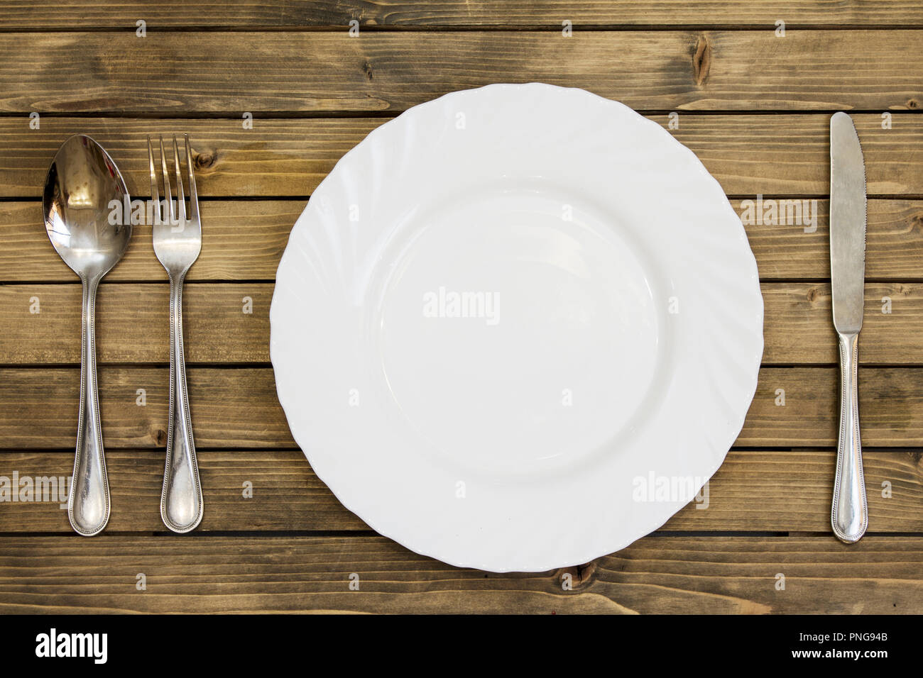 Empty family dinner table hi-res stock photography and images - Alamy