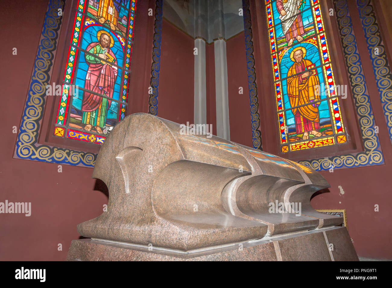 Interior, Holy Trinity Cathedral, known in Amharic as Kidist Selassie ...