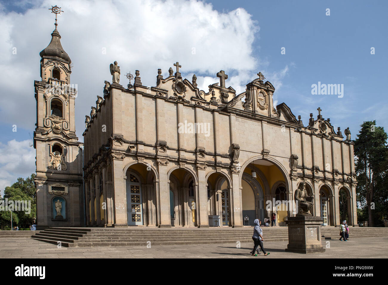 Holy Trinity Cathedral, aka in Amharic as Kidist Selassie, Ethiopian ...