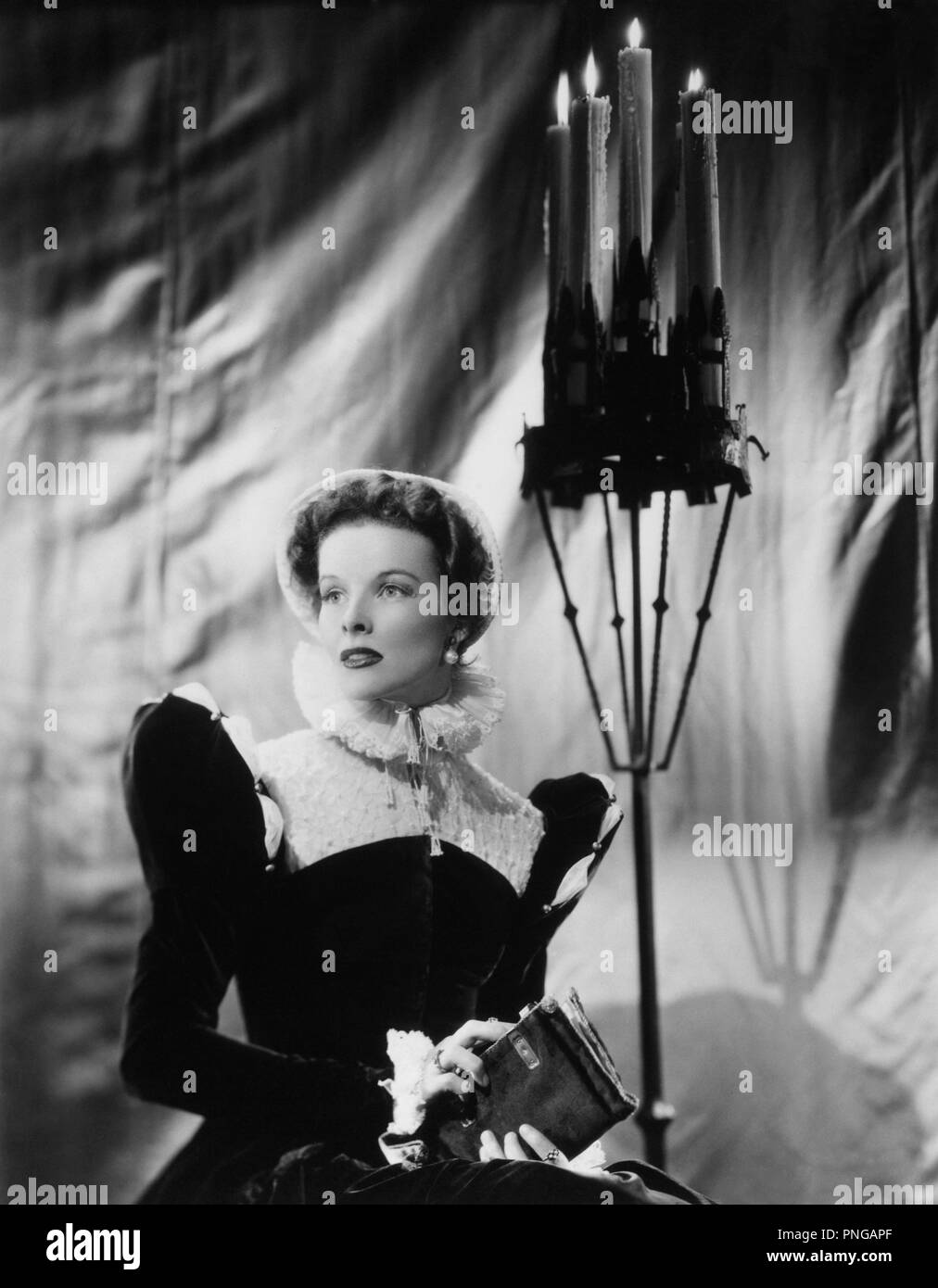 Katharine hepburn as mary stuart film title mary of scotland Black and ...