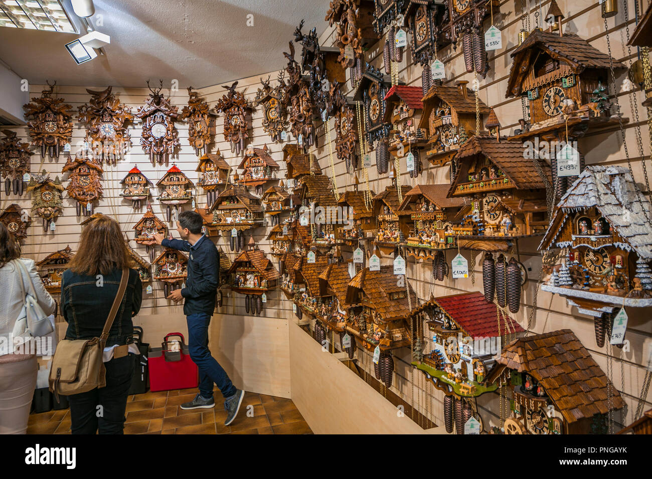 Black forest cuckoo clock hi-res stock photography and images - Alamy