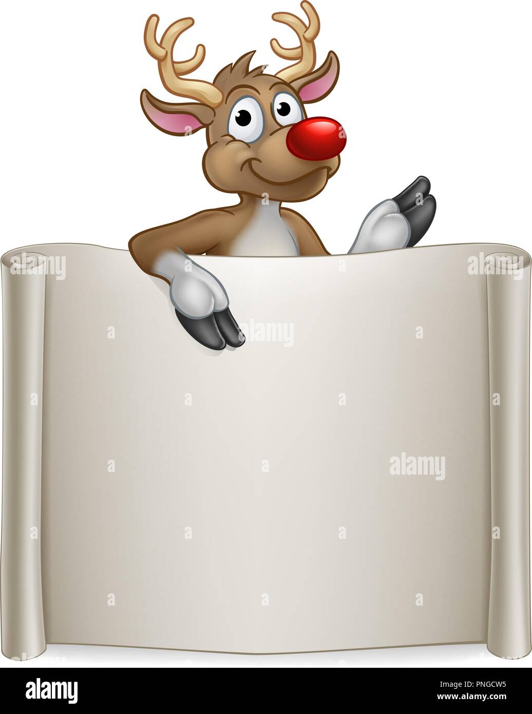 Cartoon christmas border hi-res stock photography and images - Alamy