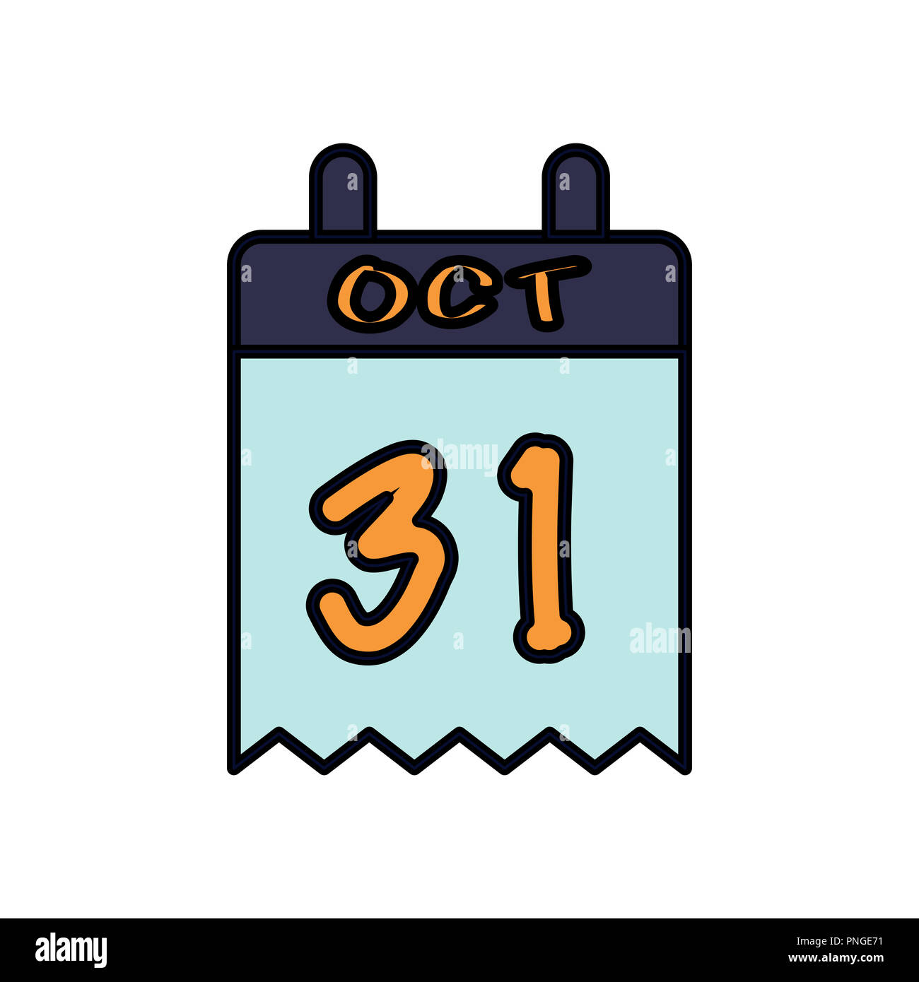Calendar Icon October Symbol Flat High Resolution Stock Photography and ...