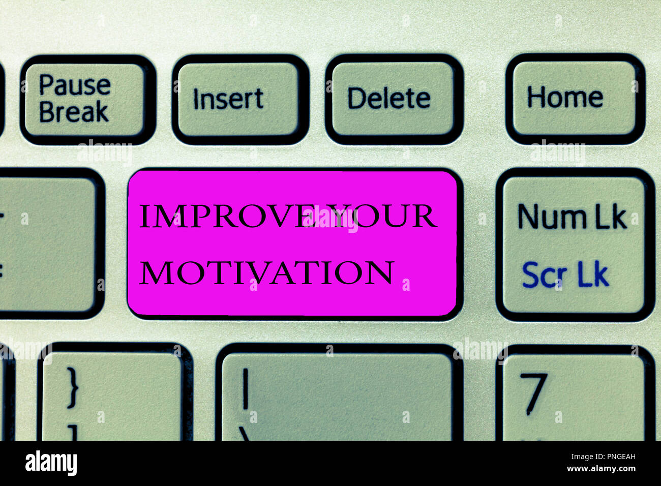 Text sign showing Improve Your Motivation. Conceptual photo Boost your ...