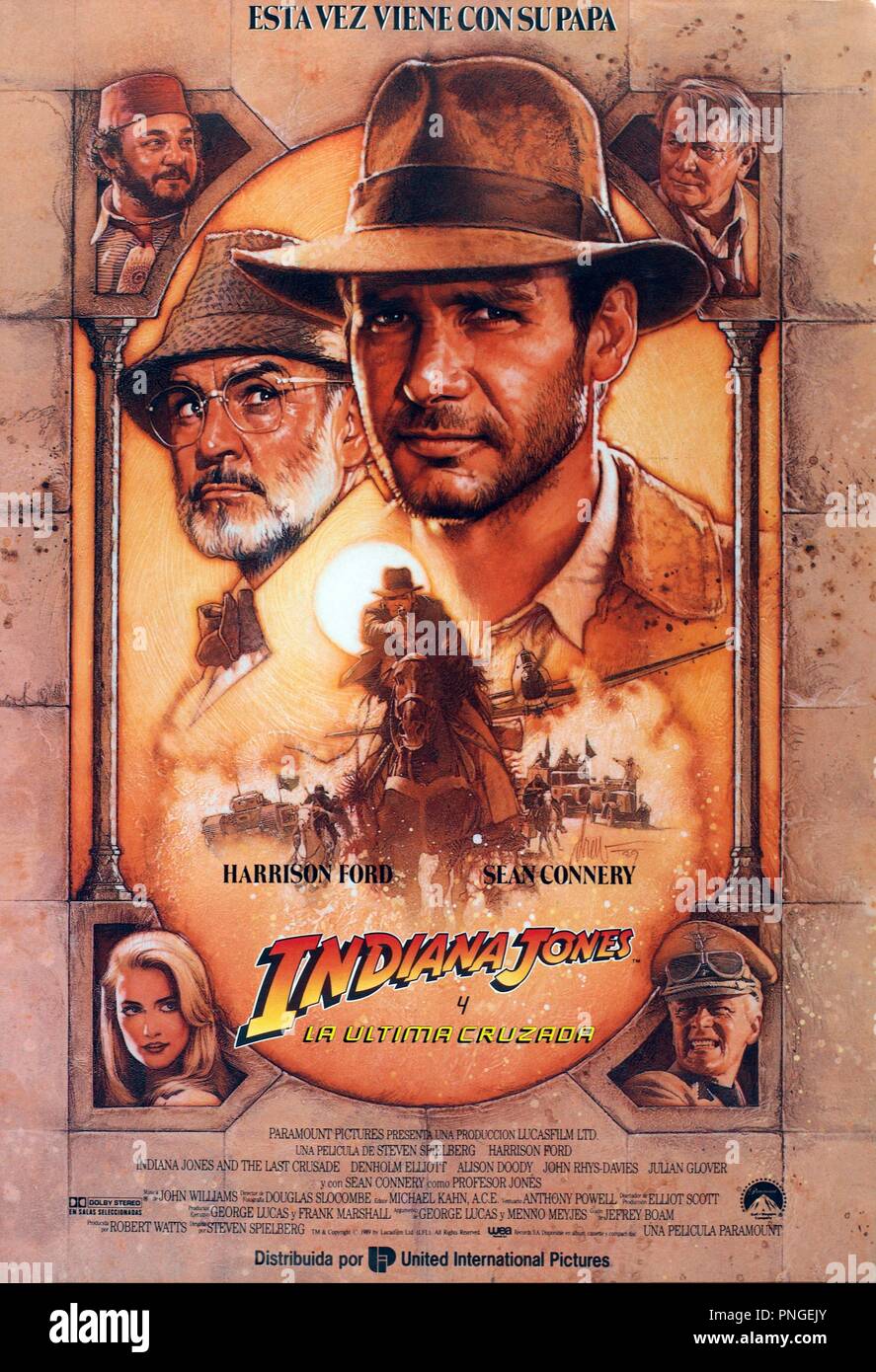 Original film title: INDIANA JONES AND THE LAST CRUSADE. English title ...