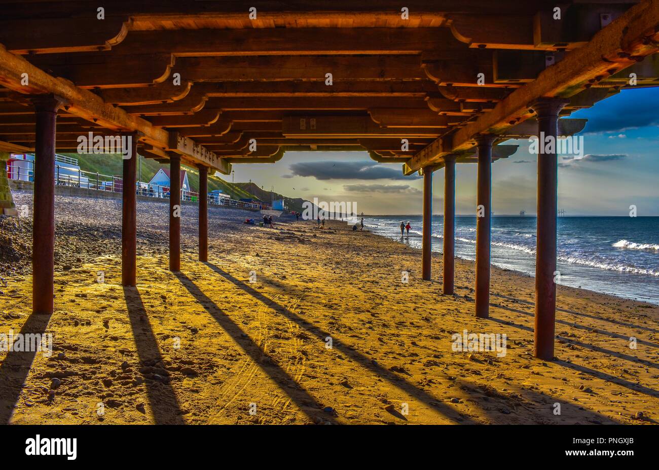 Cliffs of saltburn hi-res stock photography and images - Alamy