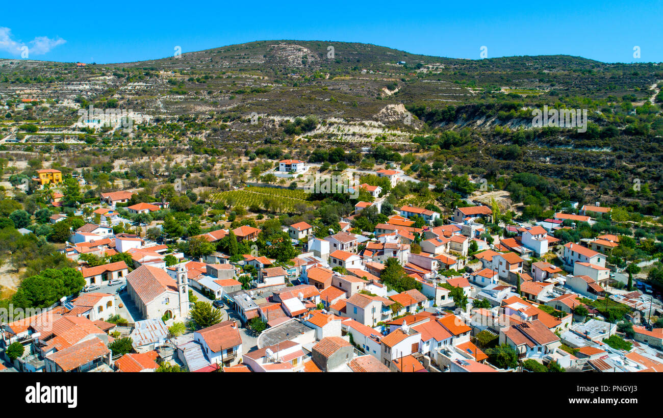 Aerial view lania village hi-res stock photography and images - Alamy
