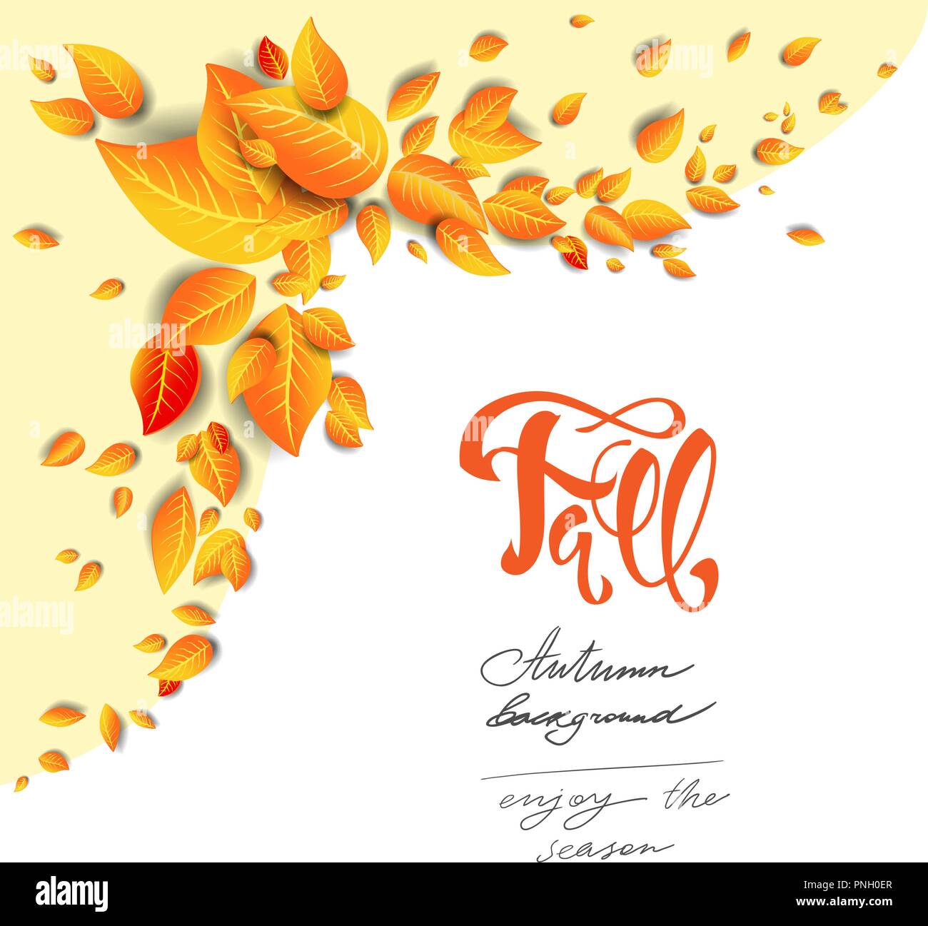 Bright leaves background Stock Vector Image & Art - Alamy