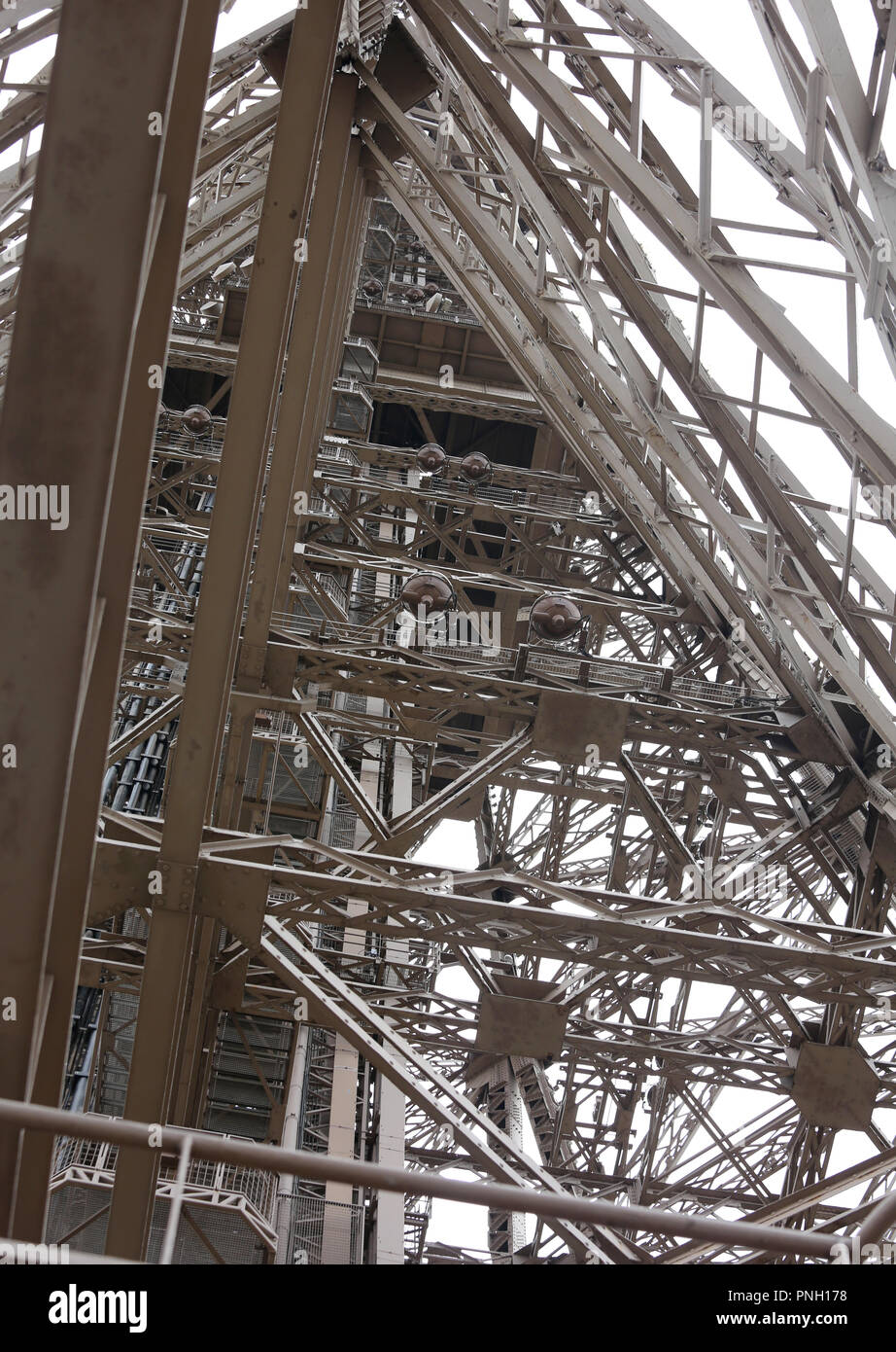 detail of Structure of Eiffel Tower in Paris France Stock Photo - Alamy