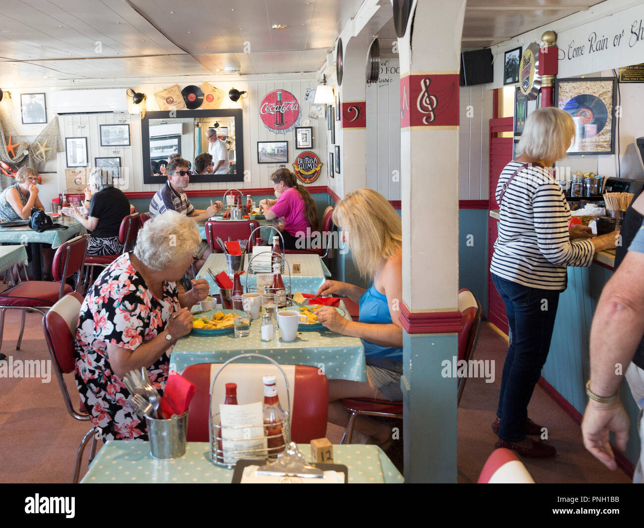 English coastal cafe interior hi-res stock photography and images - Alamy