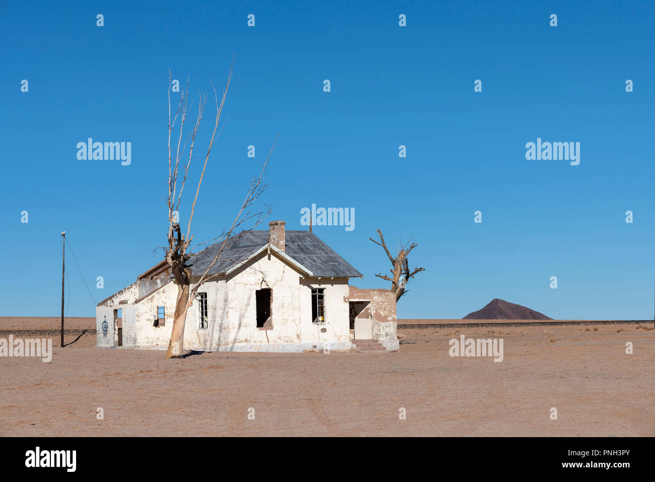 Abandoned Rail station, Garub, Namibia Stock Photo - Alamy