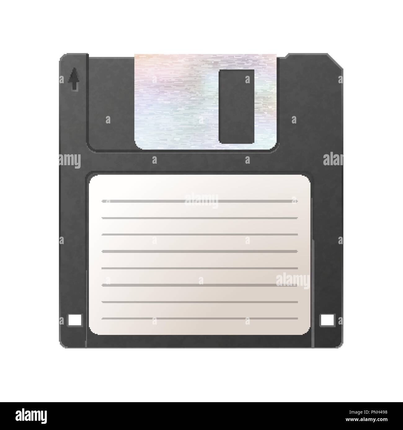 Realistic detailed floppy-disk, retro object on white Stock Vector ...