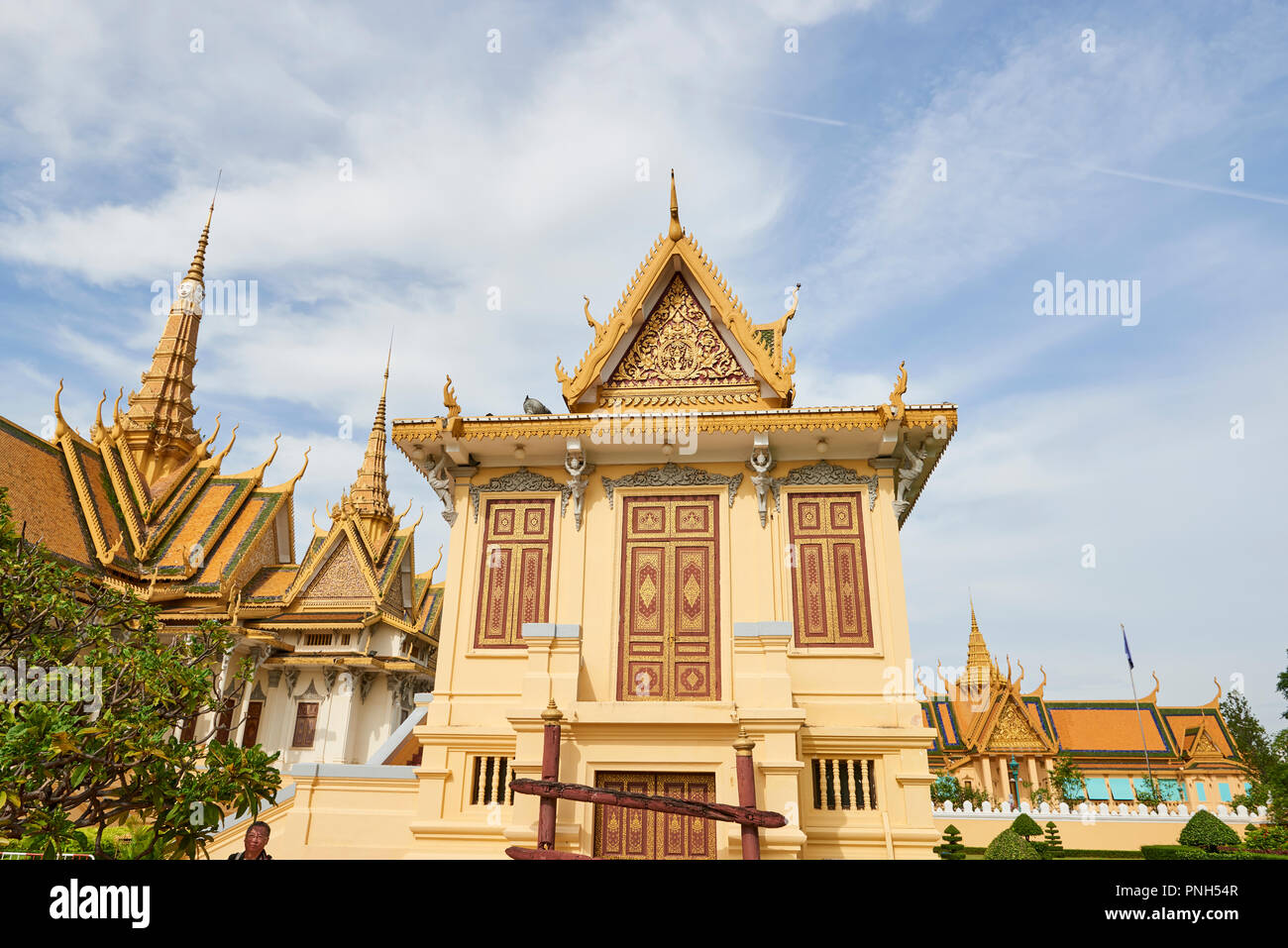One of the many building inside the Royal Palace complex in Phnom Penh ...
