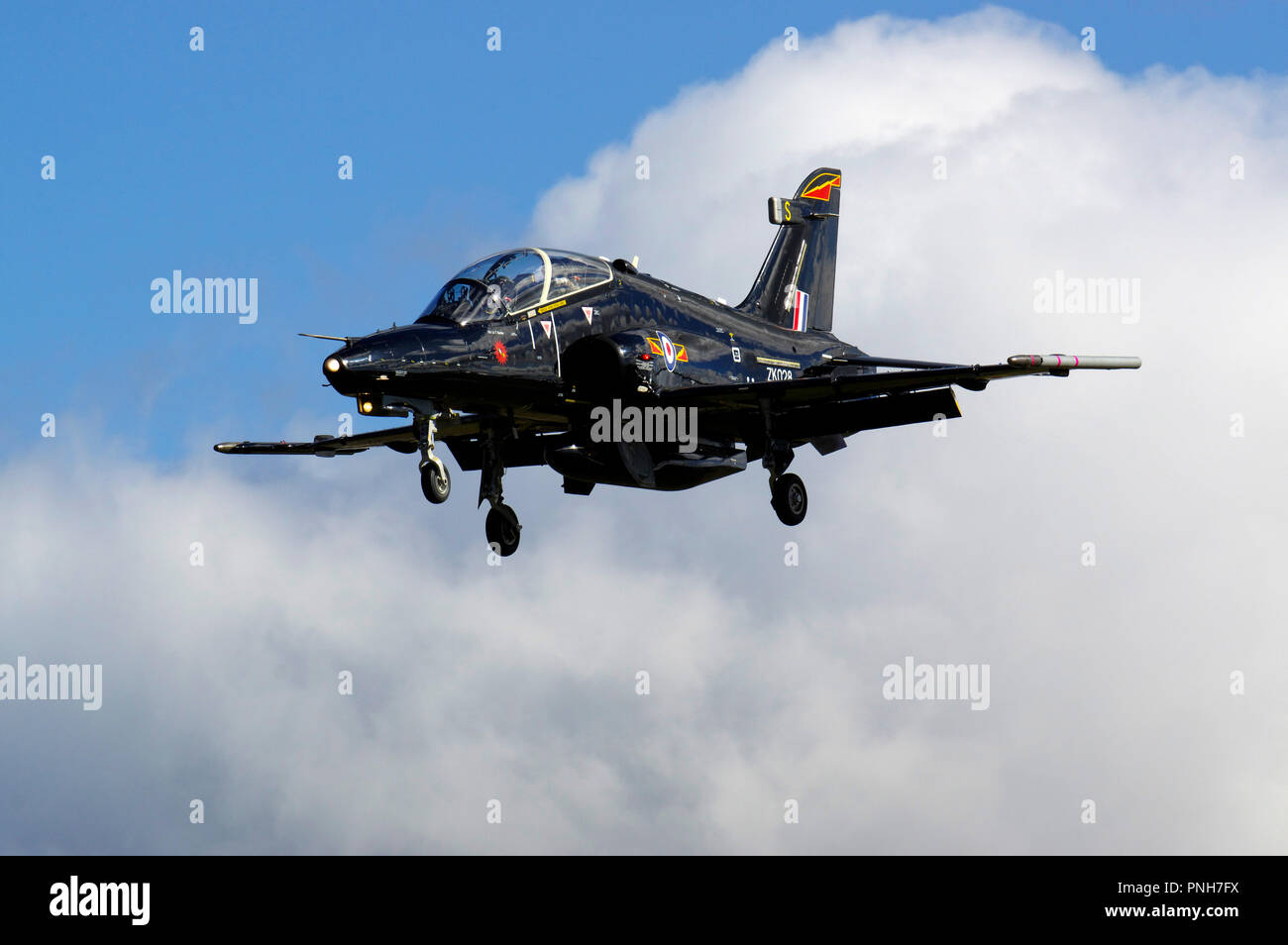 BAe Hawk T2 at RAF Valley, Anglesey Stock Photo - Alamy