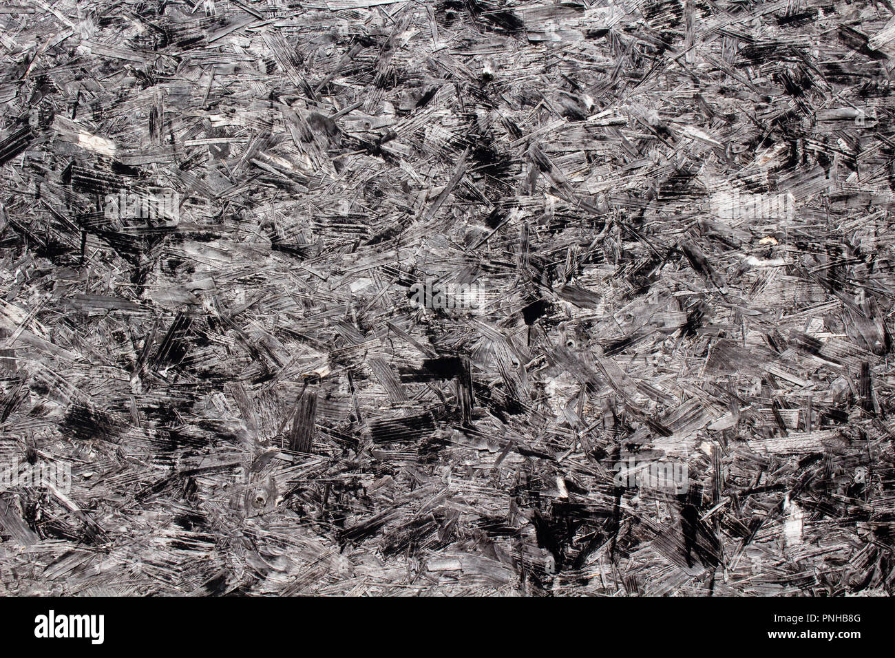 Closeup image showing the texture of chipboard painted black Stock ...