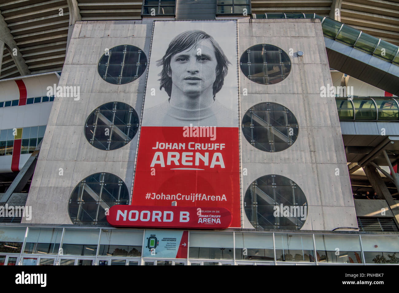 Billboard At The Johan Cruijff Arena Stadium At Amsterdam The ...