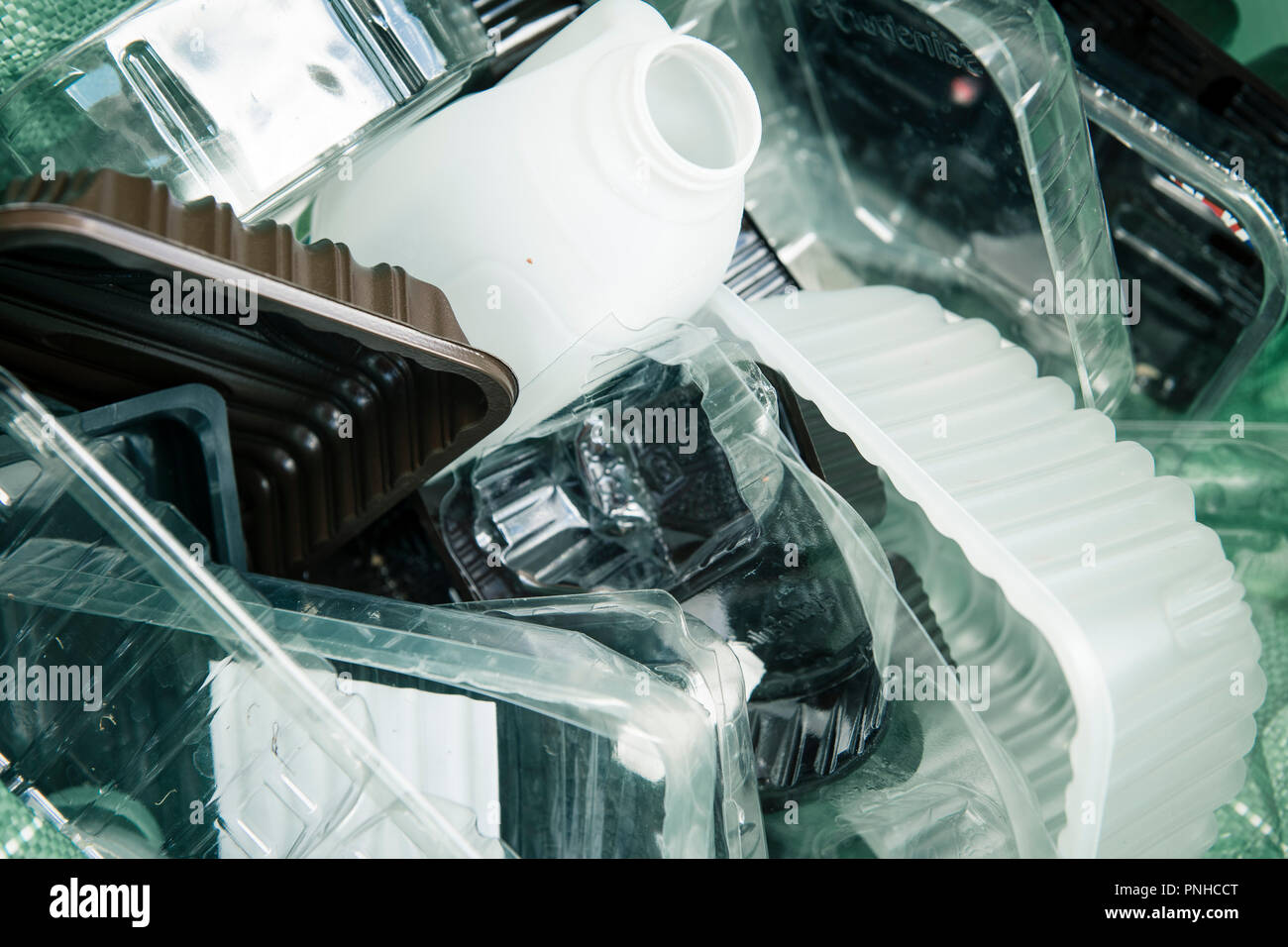 Plastic packaging for recycling Stock Photo - Alamy